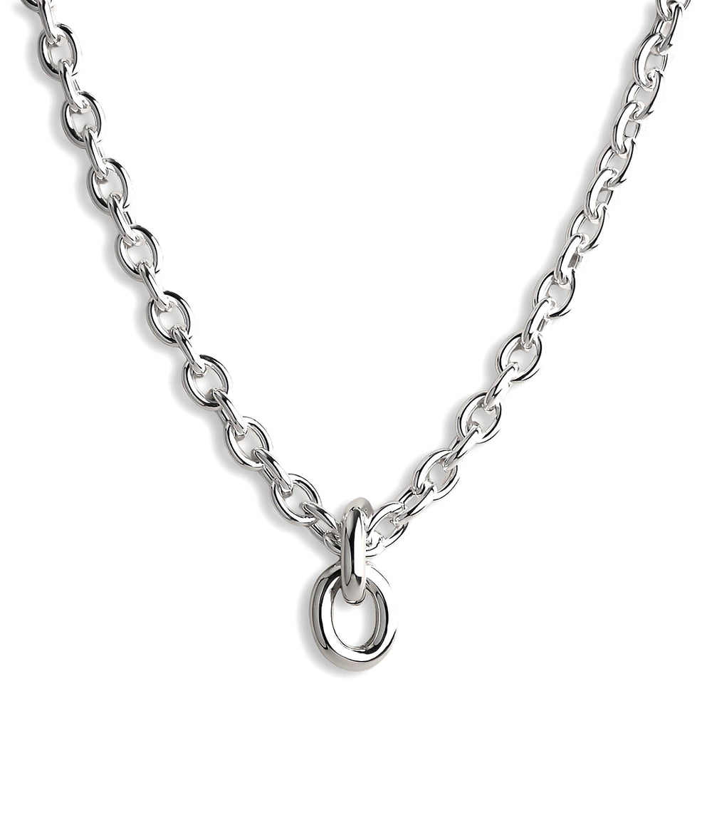 Chunky Chains | Large Sterling silver necklace and bracelet – Mila Silver