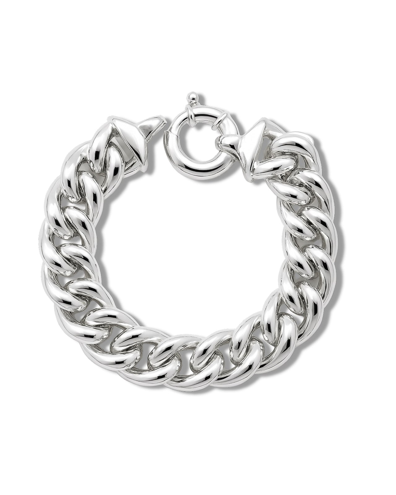 Chunky Chains | Large Sterling silver necklace and bracelet – Mila Silver